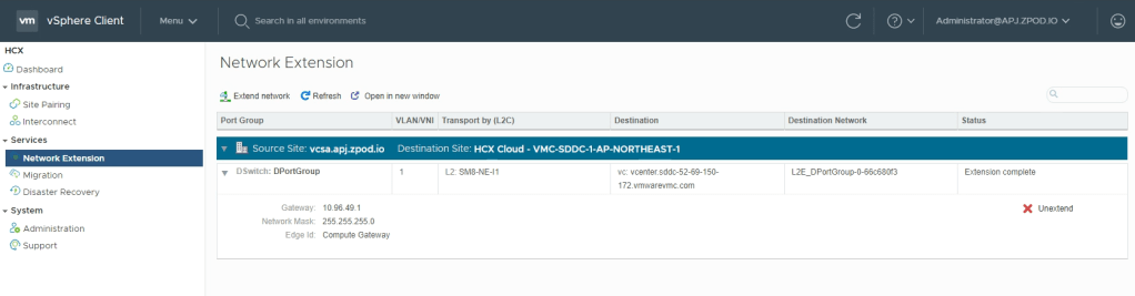 How to force unextend the network extension in HCX – We're virtually ...