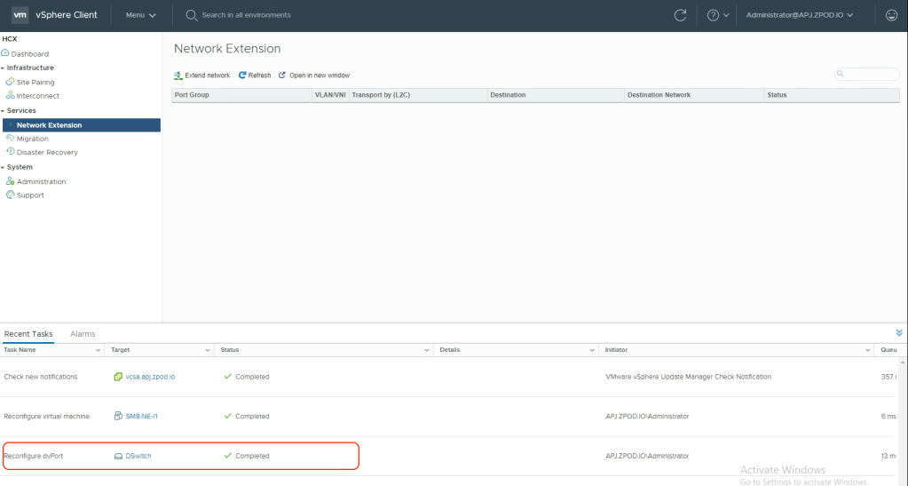 How to force unextend the network extension in HCX – We're virtually ...